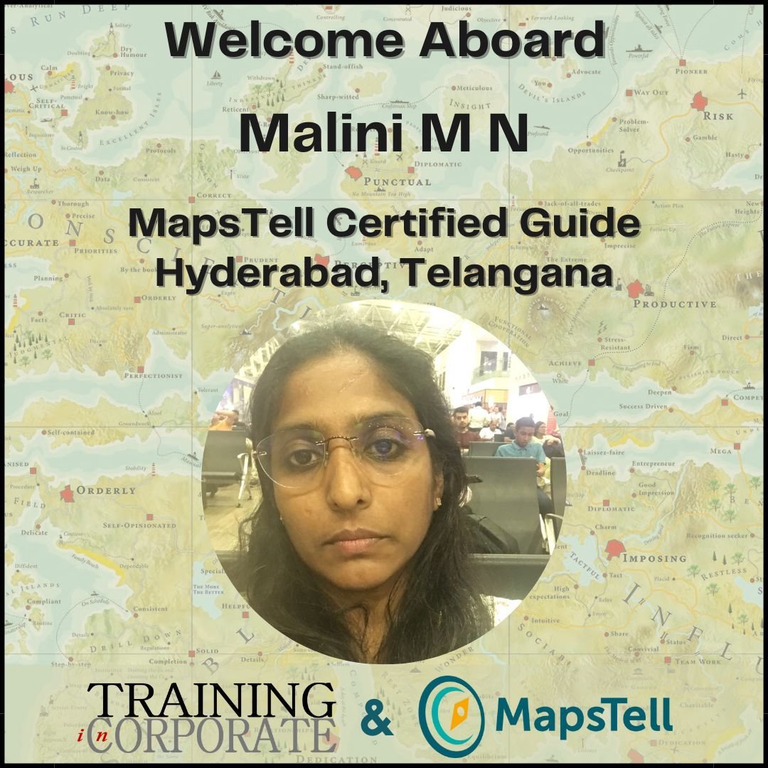 Meet Malini M N - MapsTell Certified Guide for India - Training inCorporate